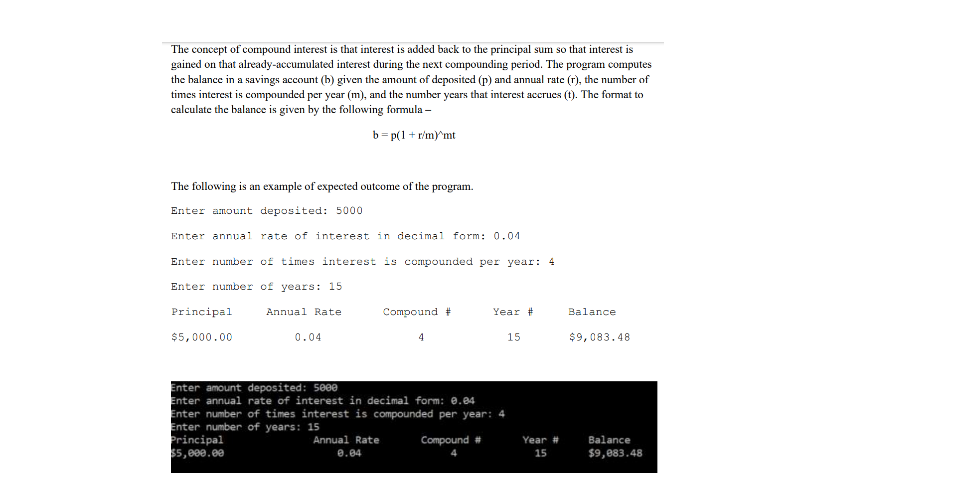 Solved The concept of compound interest is that interest is | Chegg.com