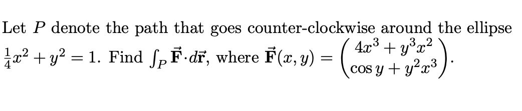 Solved 2 Let P denote the path that goes counter-clockwise | Chegg.com
