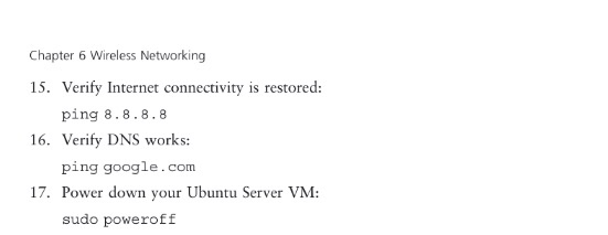 Solved Case Project 6-1: Configure TCP/IP in Ubuntu Server | Chegg.com