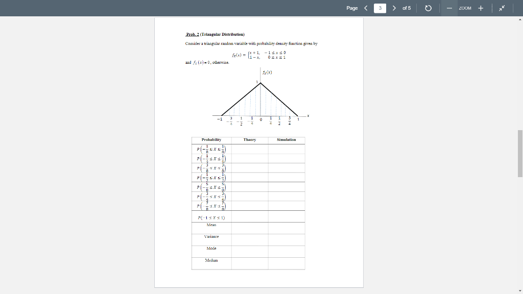 Page 3 of 5 - 200M + Prob. 2 (Triangular | Chegg.com