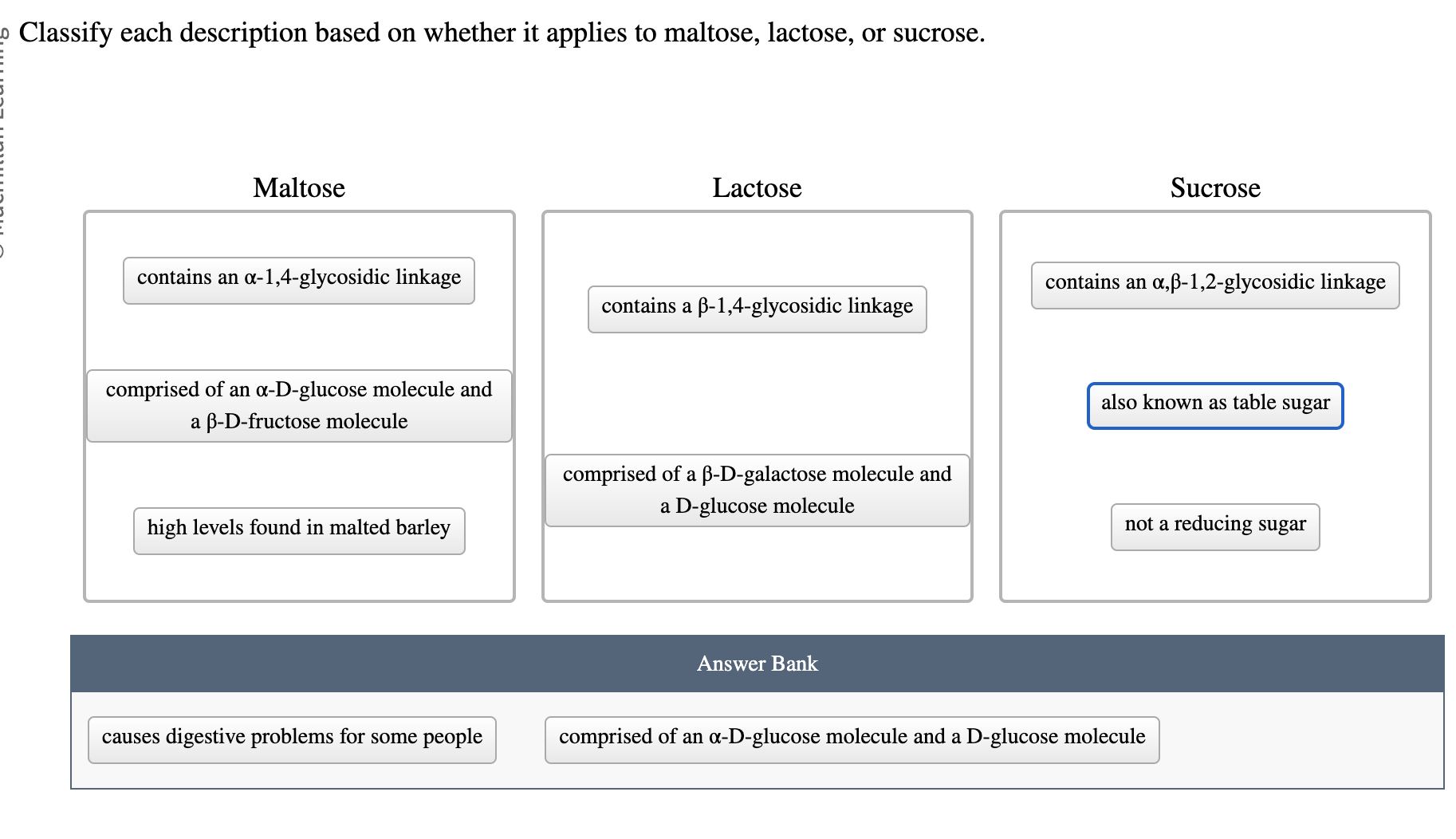 Solved Classify each description based on ﻿whether it | Chegg.com