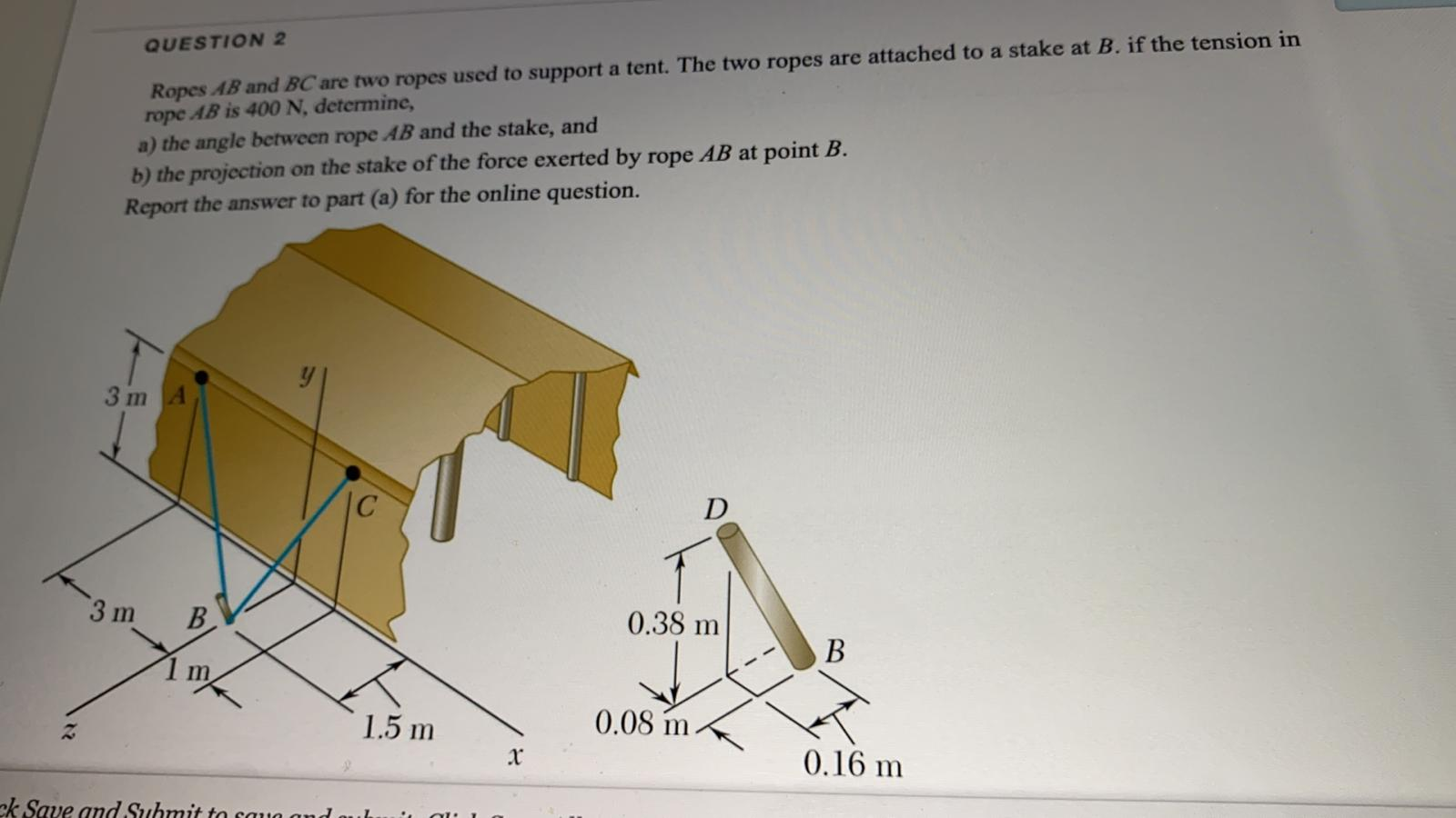 Solved QUESTION 2 Ropes AB and BC are two ropes used to | Chegg.com
