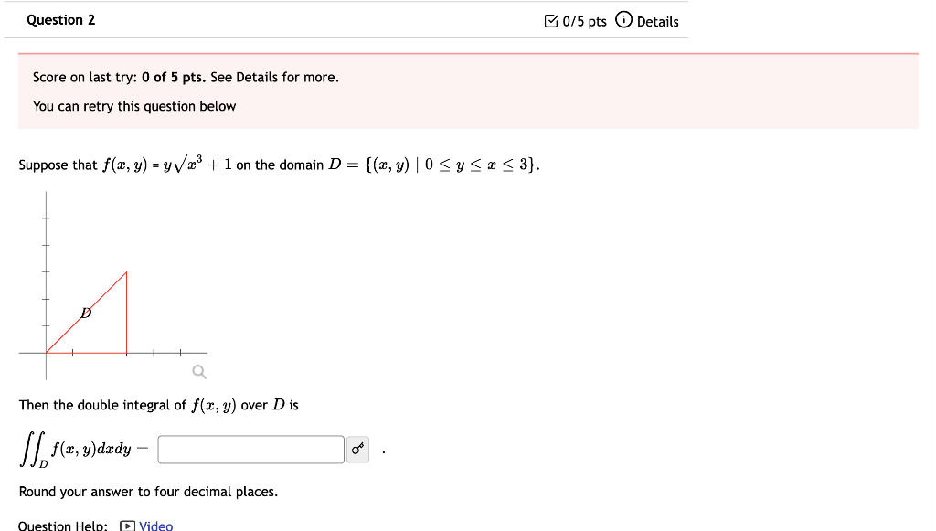 Solved Question 2 B0/5 pts Details Score on last try: 0 of 5 | Chegg.com Solved Question 2 B0/5 pts Details Score on last try: 0 of 5 | Chegg.com