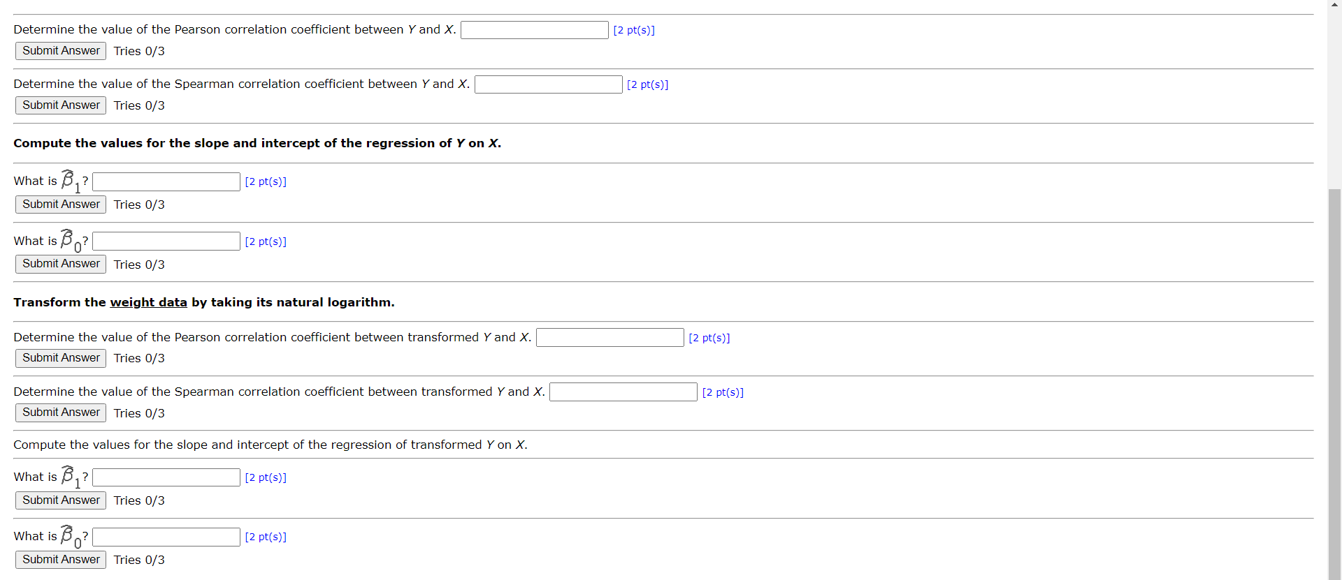 Solved Use Minitab, R or your preferred statistical software | Chegg.com