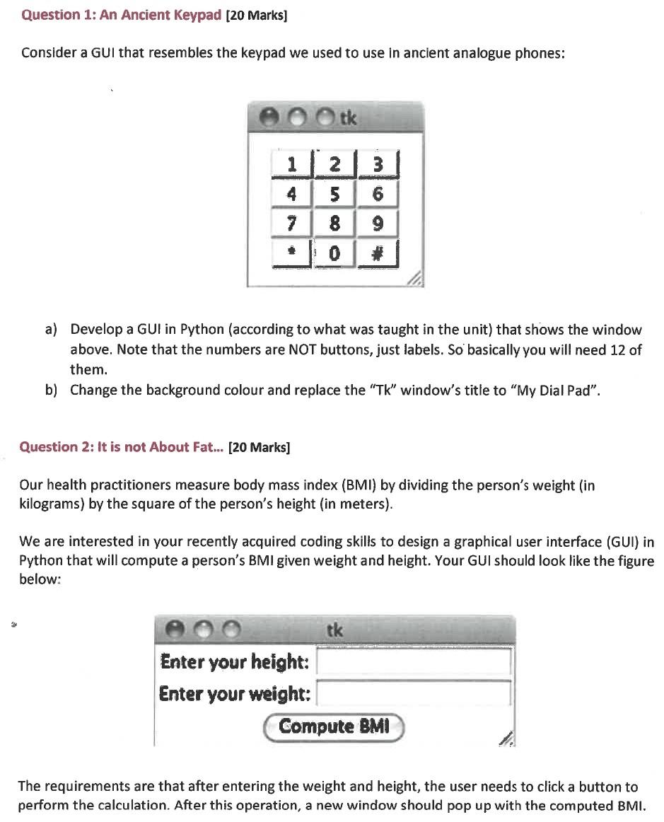 Solved In this third test, you need to solve questions | Chegg.com