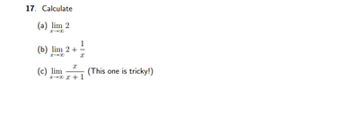 Solved 17. Calculate (a) lim 2 (b) lim 2+ (c) lim (This one | Chegg.com