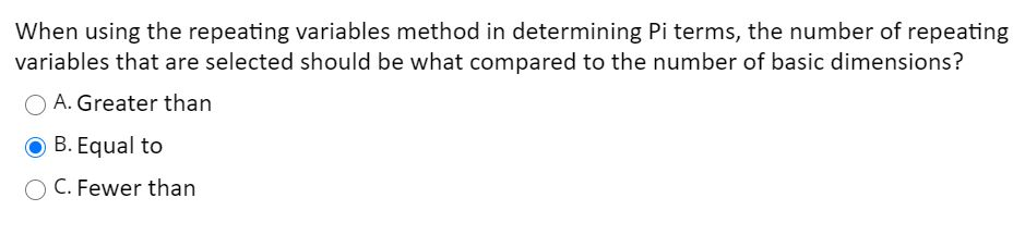 Solved When using the repeating variables method in | Chegg.com