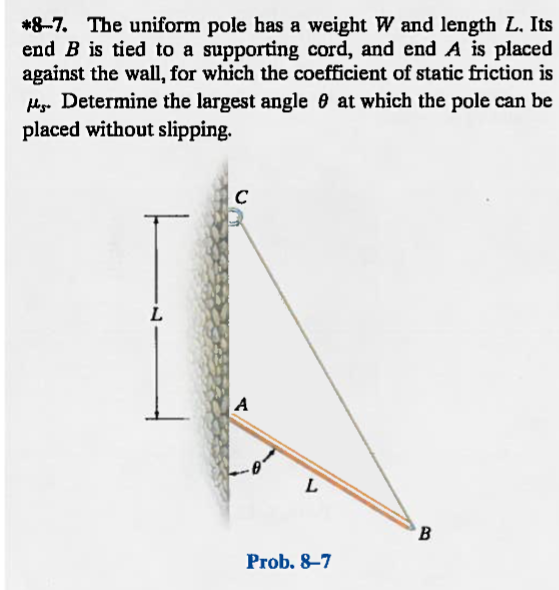 Solved Can you explain how to find the angle for the tension | Chegg.com