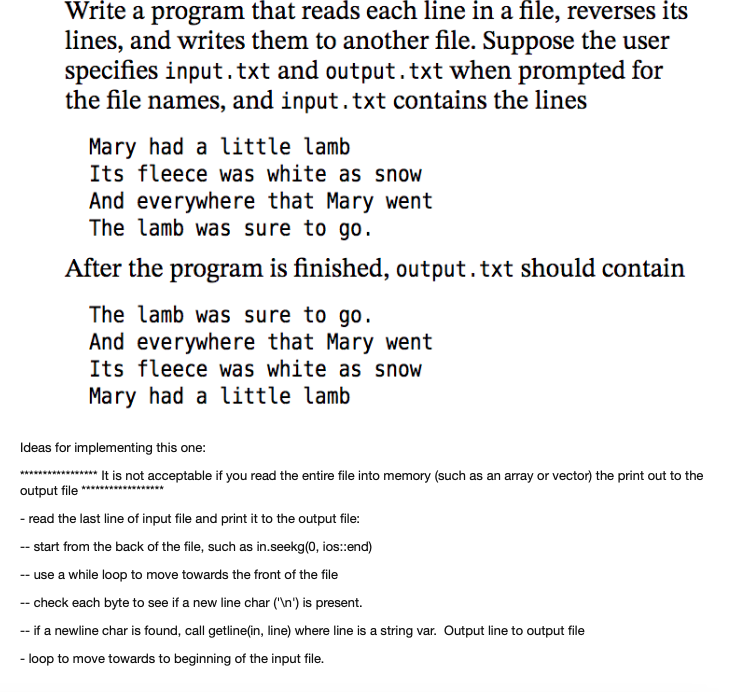 Solved Hello in need the code in C++ for this problem with | Chegg.com