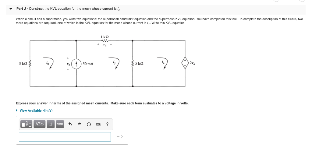 Solved Part K-Construct the constraint equation for the | Chegg.com