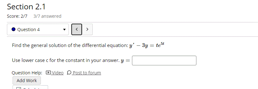 Solved Section 2.1 Score: 277 3/7 answered Question 4 Find | Chegg.com