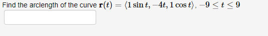 Solved Find the arclength of the curve | Chegg.com
