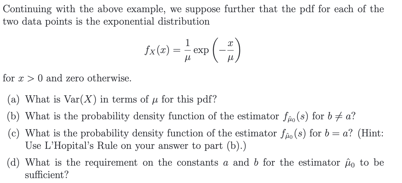 Solved A random variable X has theoretical mean E[X]=μ and | Chegg.com