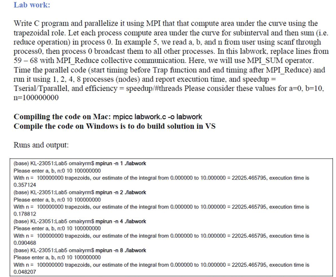 Solved can i get the result of speedup and and | Chegg.com
