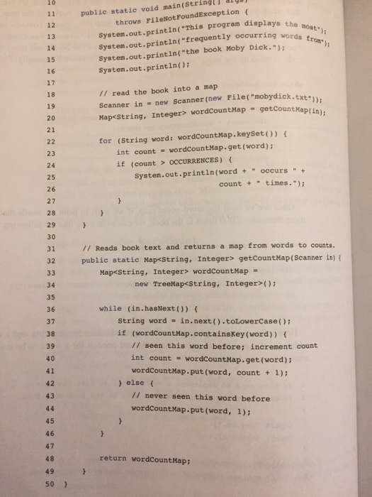 Solved The program produces the following output for | Chegg.com
