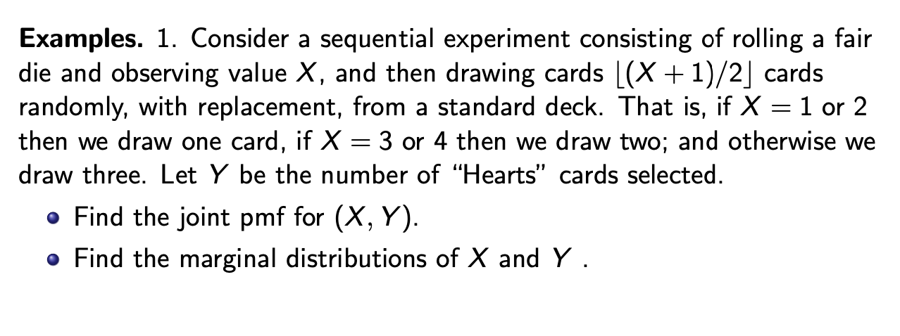 Solved a Examples. 1. Consider a sequential experiment | Chegg.com