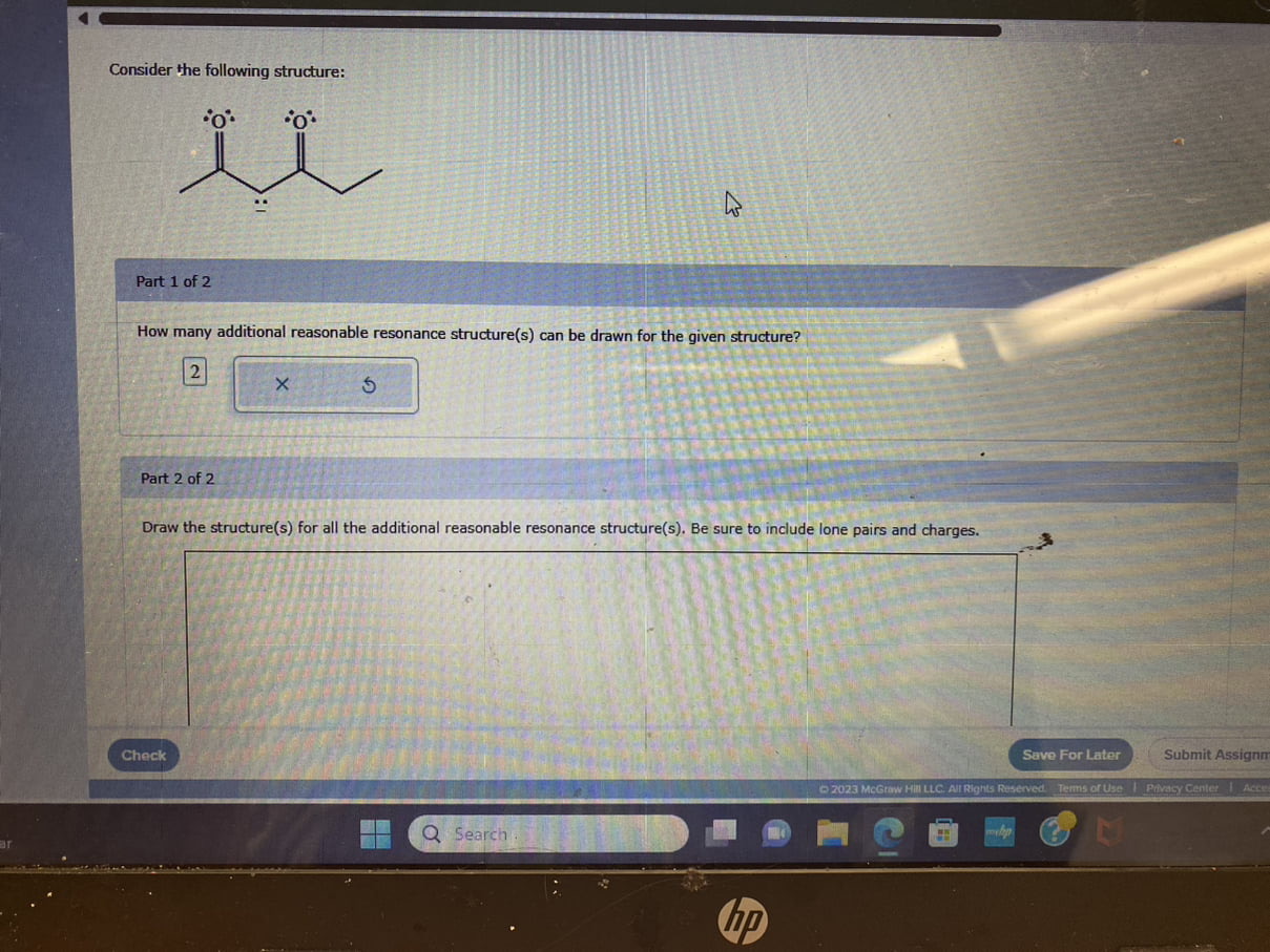 Draw the structure for all the additional reasonable | Chegg.com