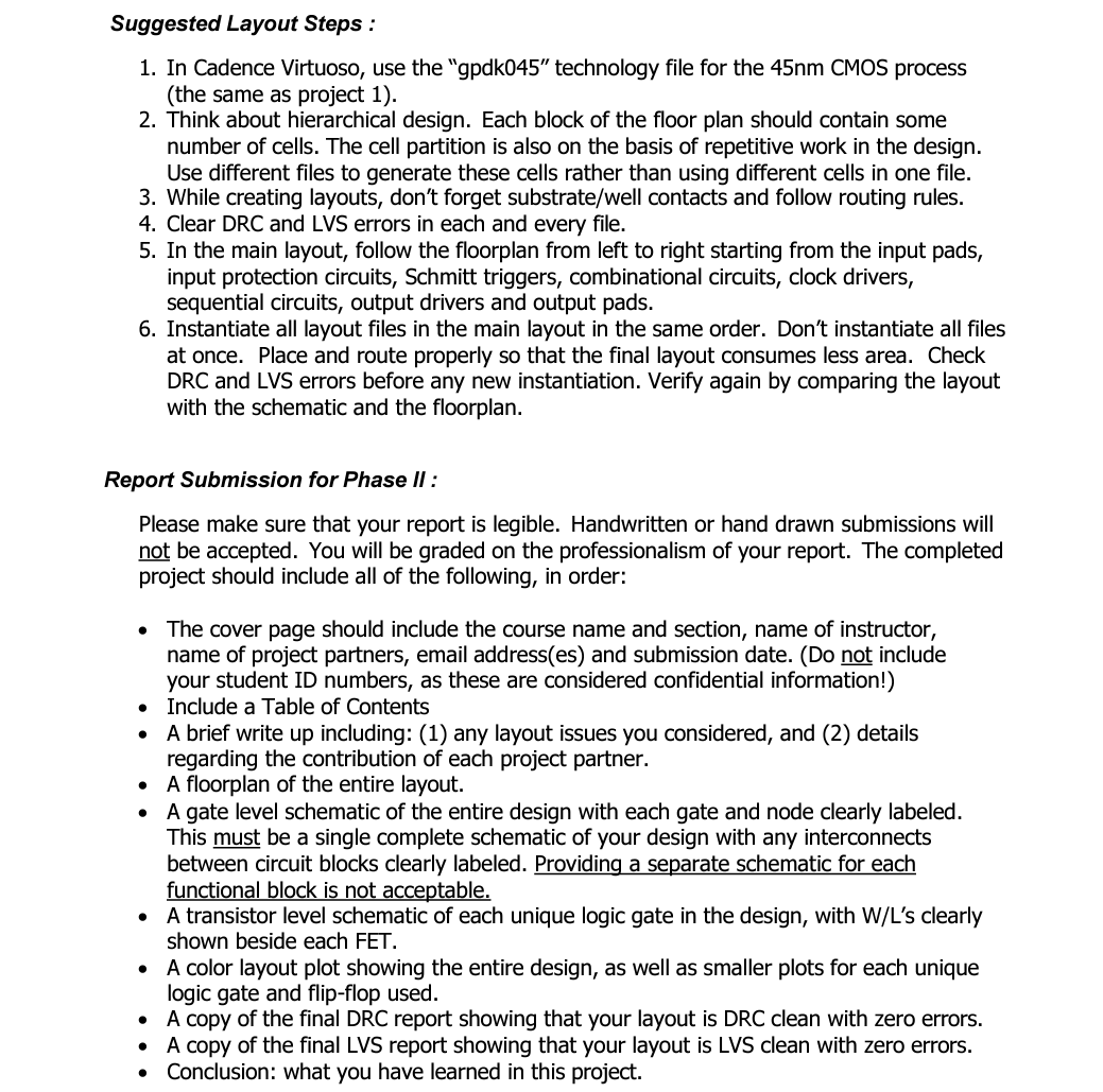 Design and Layout of a Vending Machine Controller in | Chegg.com