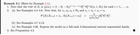 Exercise 3.1 (*** - Multinomial distribution (60%)). | Chegg.com