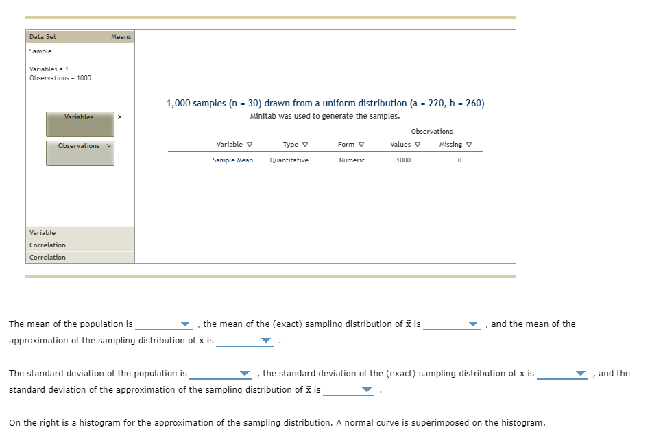 Solved 2. The sampling distribution of the sample mean | Chegg.com