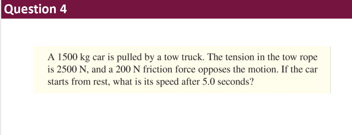 Solved What average net force is required to bring a 1500 kg | Chegg.com