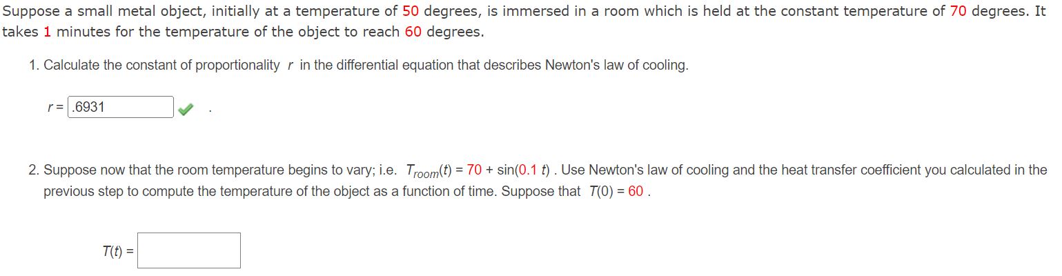 Solved Suppose a small metal object, initially at a | Chegg.com