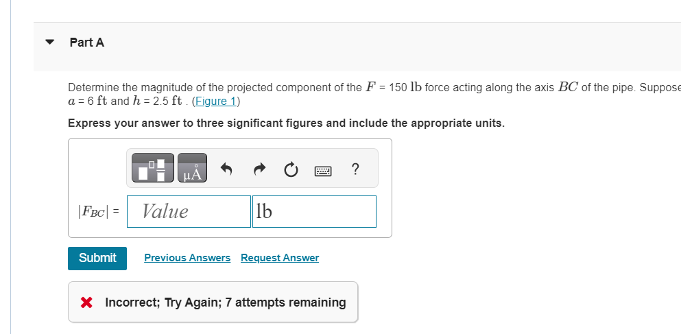 Solved Figure1 of 1part Adetermine The Magnitude Of The
