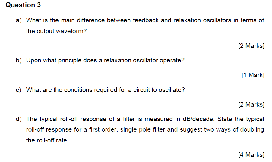 Solved Question 3a) ﻿What is the main difference between | Chegg.com