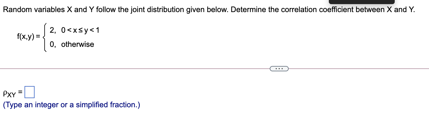 Solved Random variables X and Y follow the joint | Chegg.com
