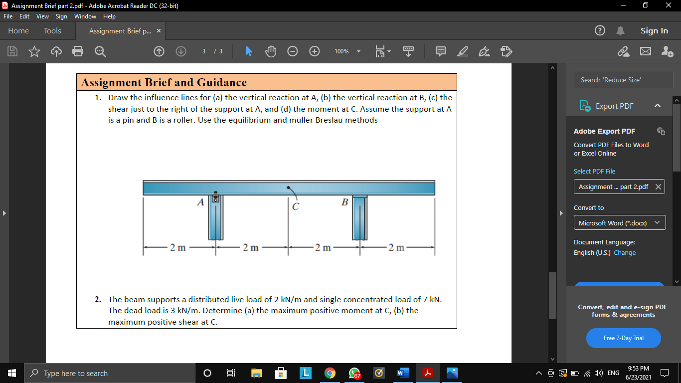Solved х Assignment Brief part 2.pdf - Adobe Acrobat Reader | Chegg.com