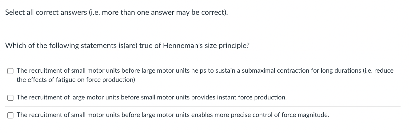 Solved Select all correct answers (i.e. more than one answer | Chegg.com