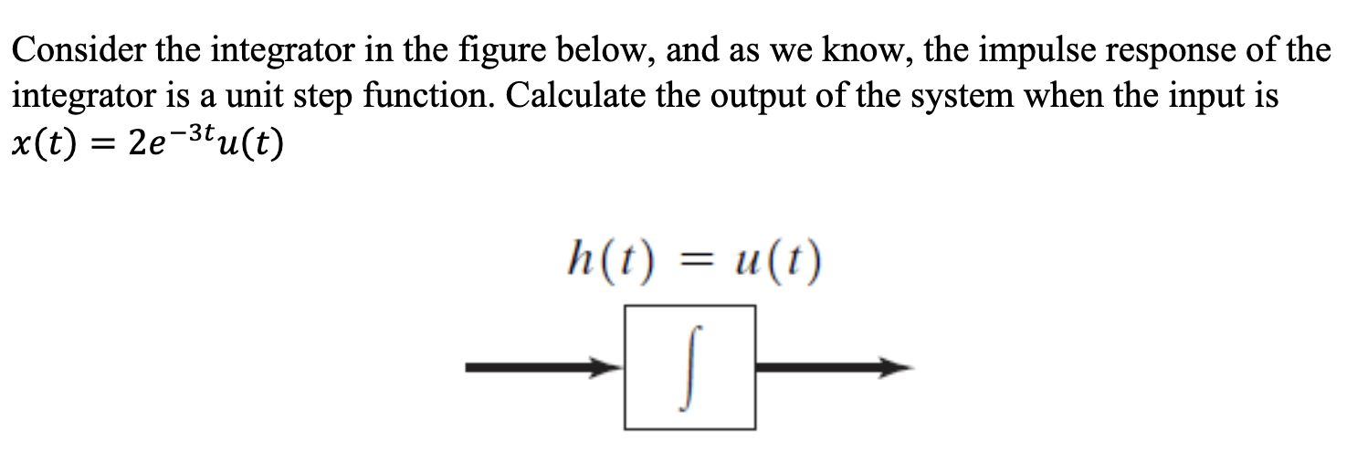 Solved Consider the integrator in the figure below, and as | Chegg.com