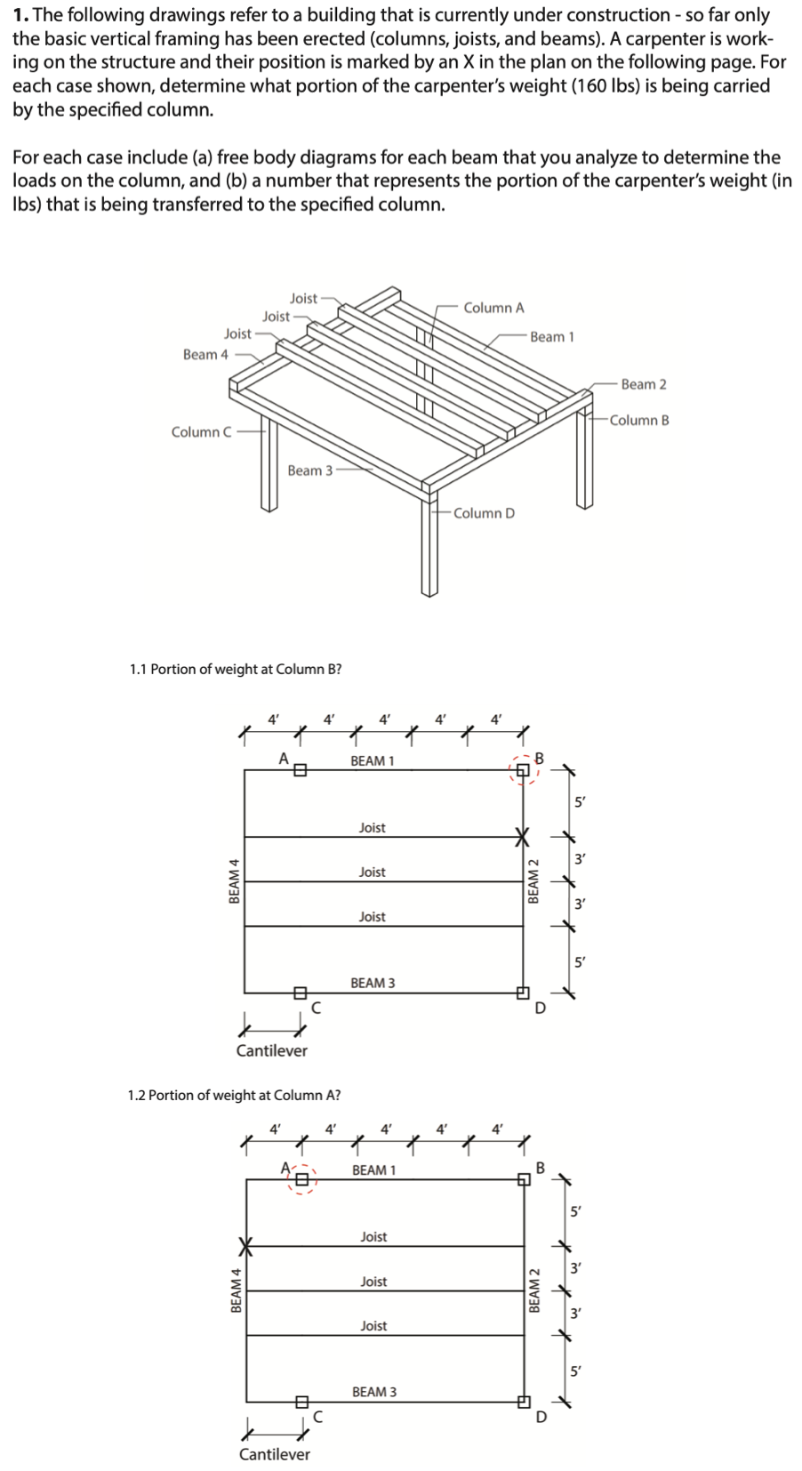 Solved The following drawings refer to a building that is | Chegg.com