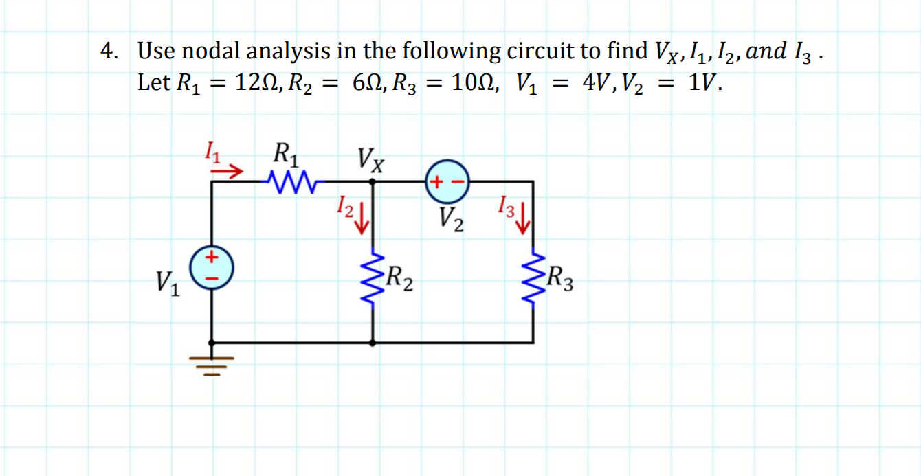 Solved 3. Apply nodal analysis to find VB, and Vout: 30kΩ 18 | Chegg.com