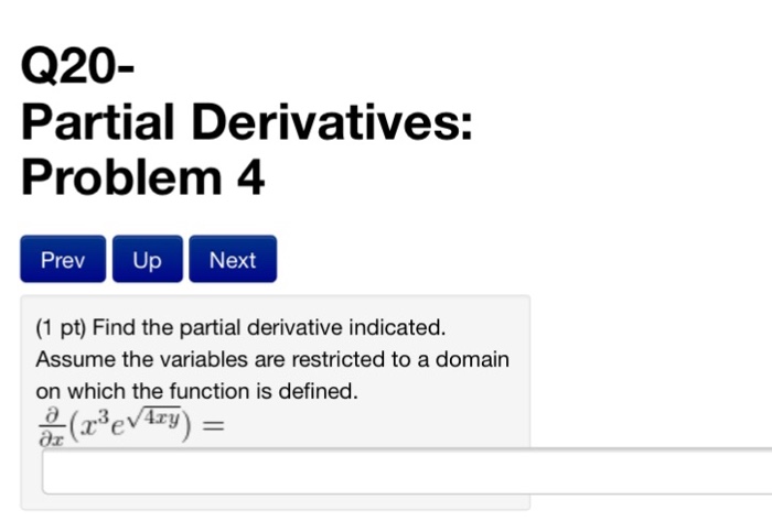 Solved Find the partial derivative indicated. Assume the | Chegg.com