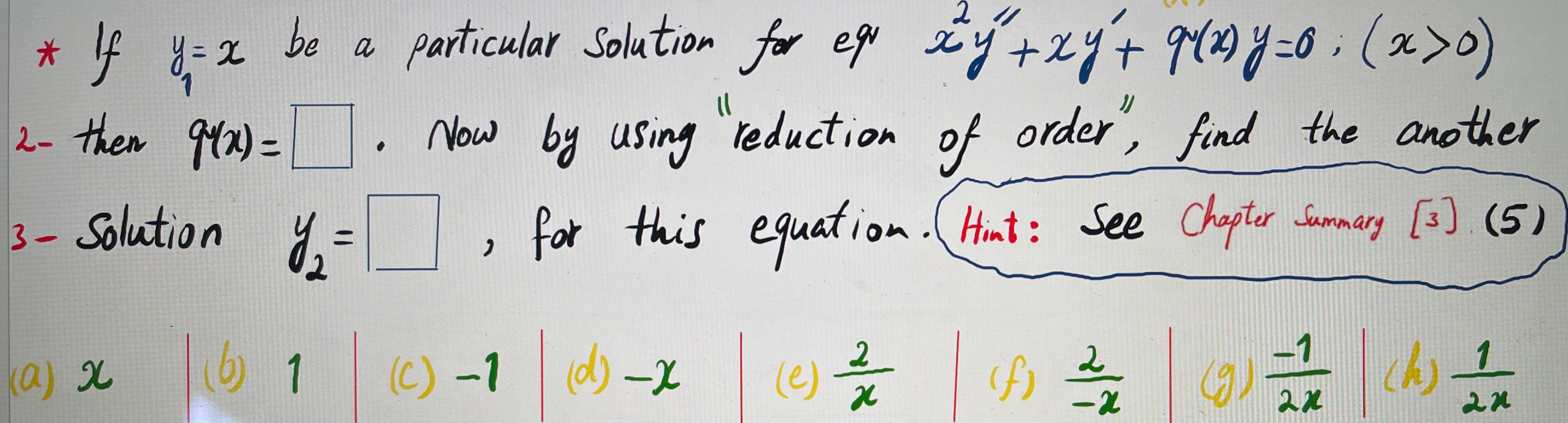 Solved 2- then 942) = 3-solution 72 * If y: x be a | Chegg.com