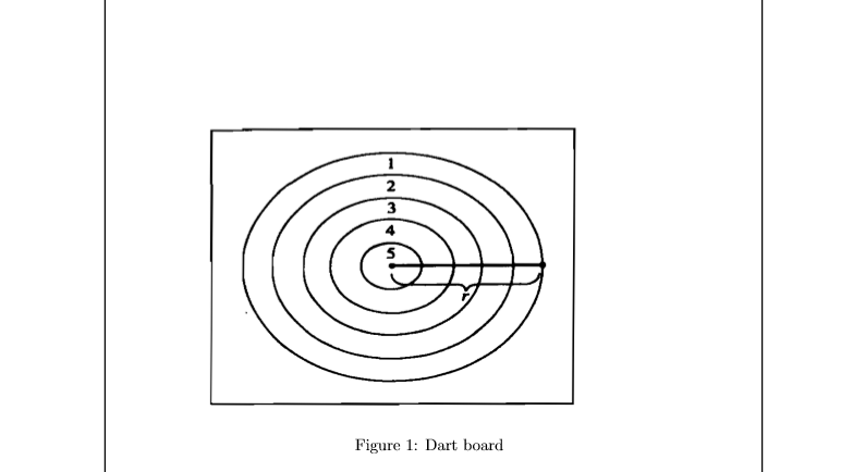 Solved The game of darts is played by throwing a dart at a | Chegg.com