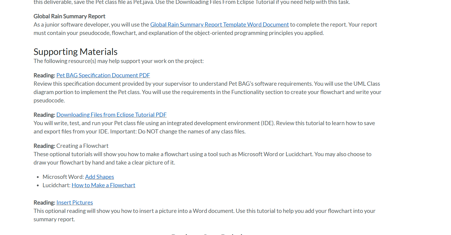 Solved You work for Global Rain, a software engineering | Chegg.com