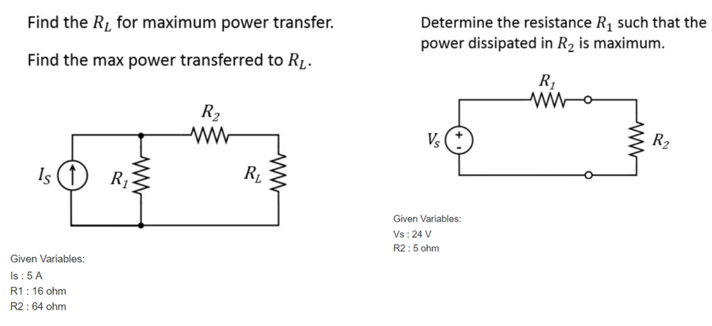 Solved Find the RL for maximum power transfer. Determine the | Chegg.com