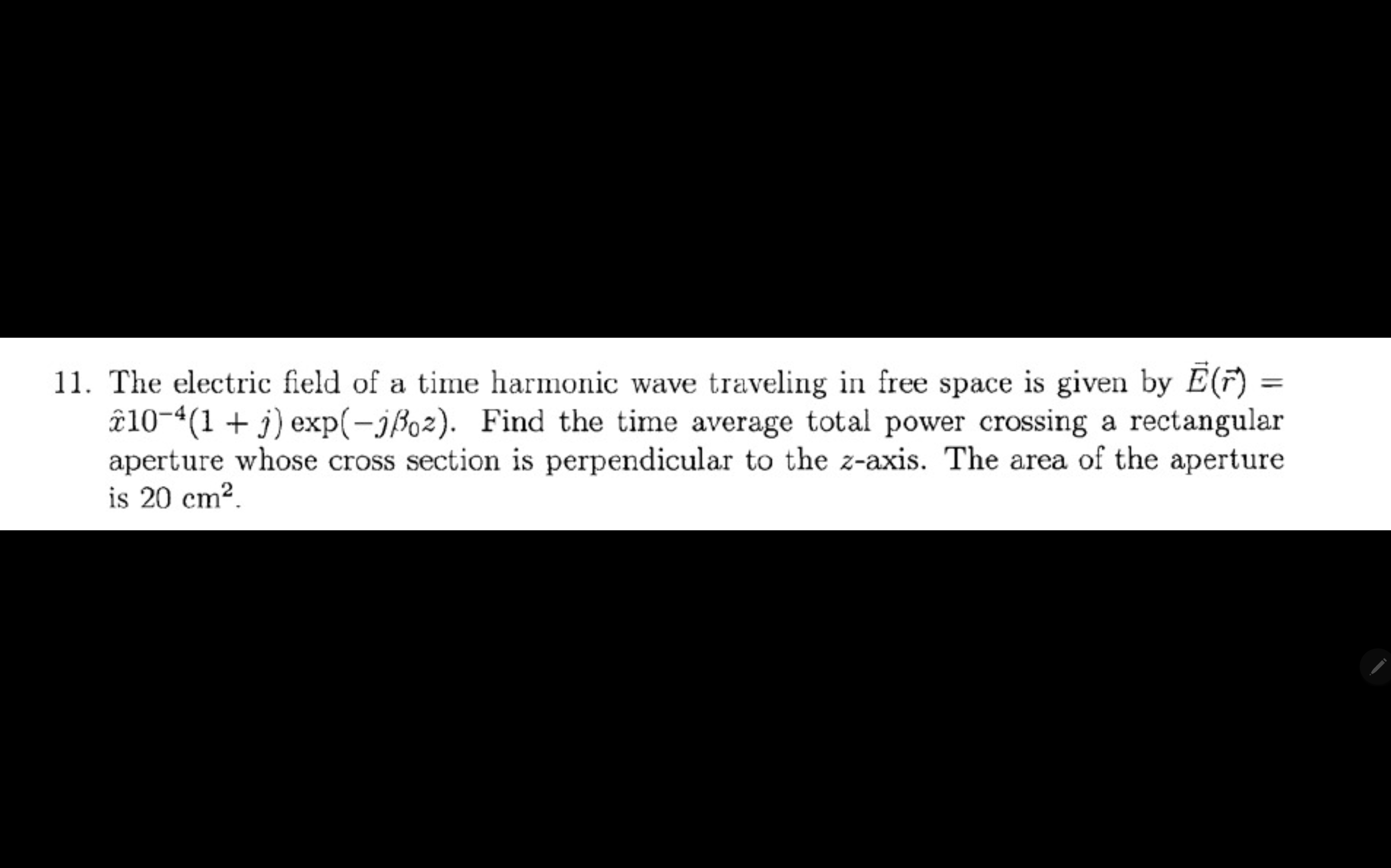 Solved The electric field of a time harmonic wave traveling | Chegg.com