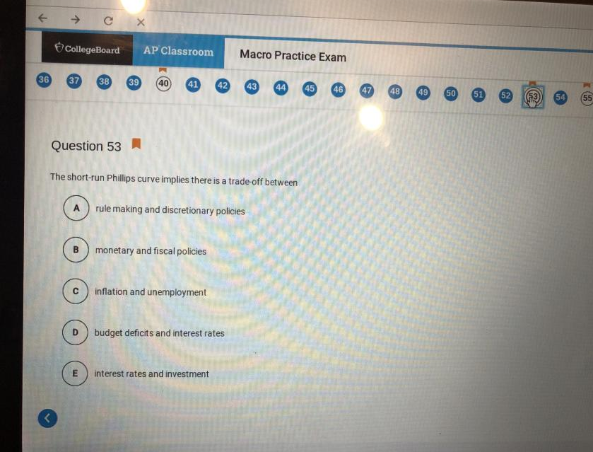 Solved College Board > e College Board AP Classroom Macro | Chegg.com