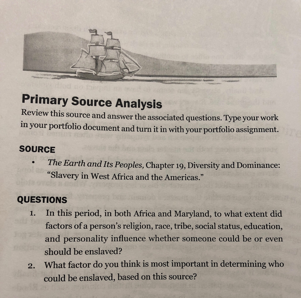 sh Primary Source Analysis Review this source and | Chegg.com