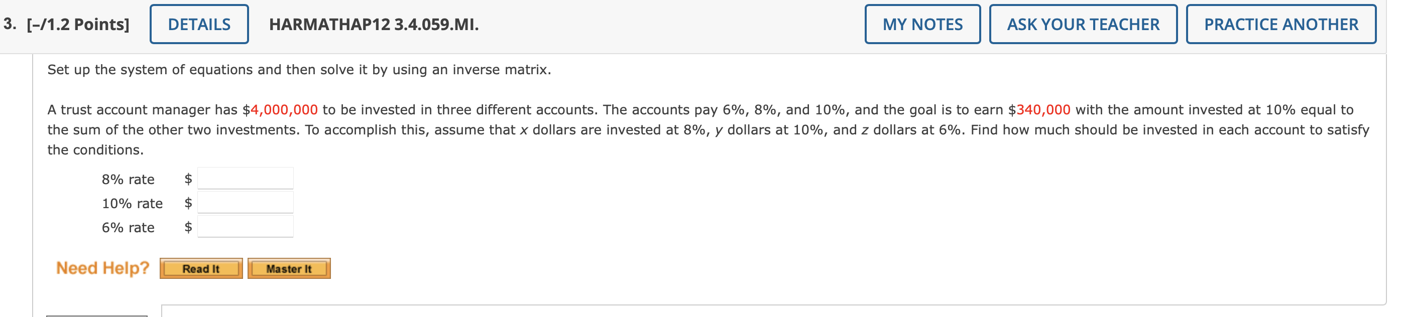 Solved 3. [-/1.2 Points] DETAILS HARMATHAP12 3.4.059.MI. MY | Chegg.com