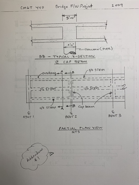 Bridge Falsework Design Project CMGT 440- Temporary | Chegg.com