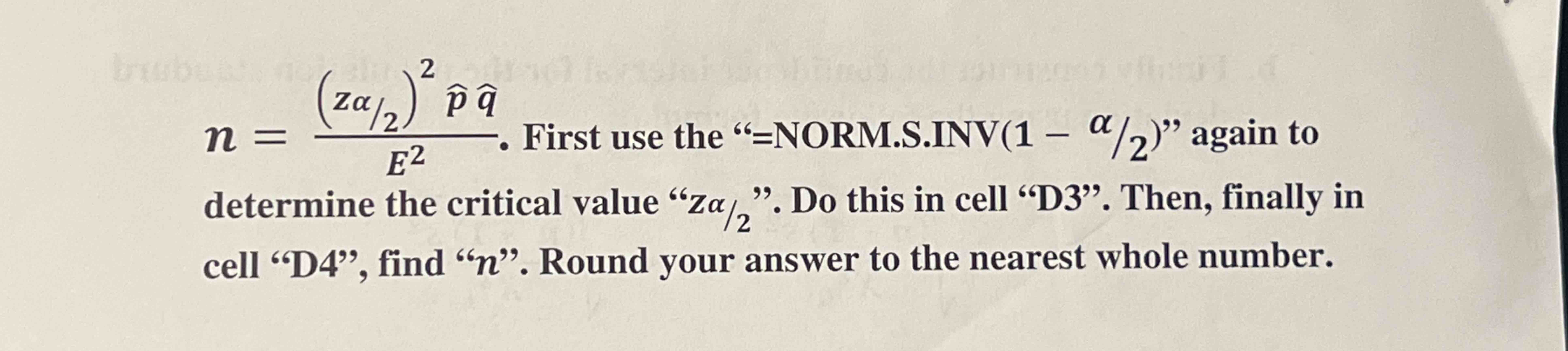 Solved Find ﻿the ﻿sample ﻿size ﻿"n" ﻿﻿needed ﻿to ﻿estimate | Chegg.com