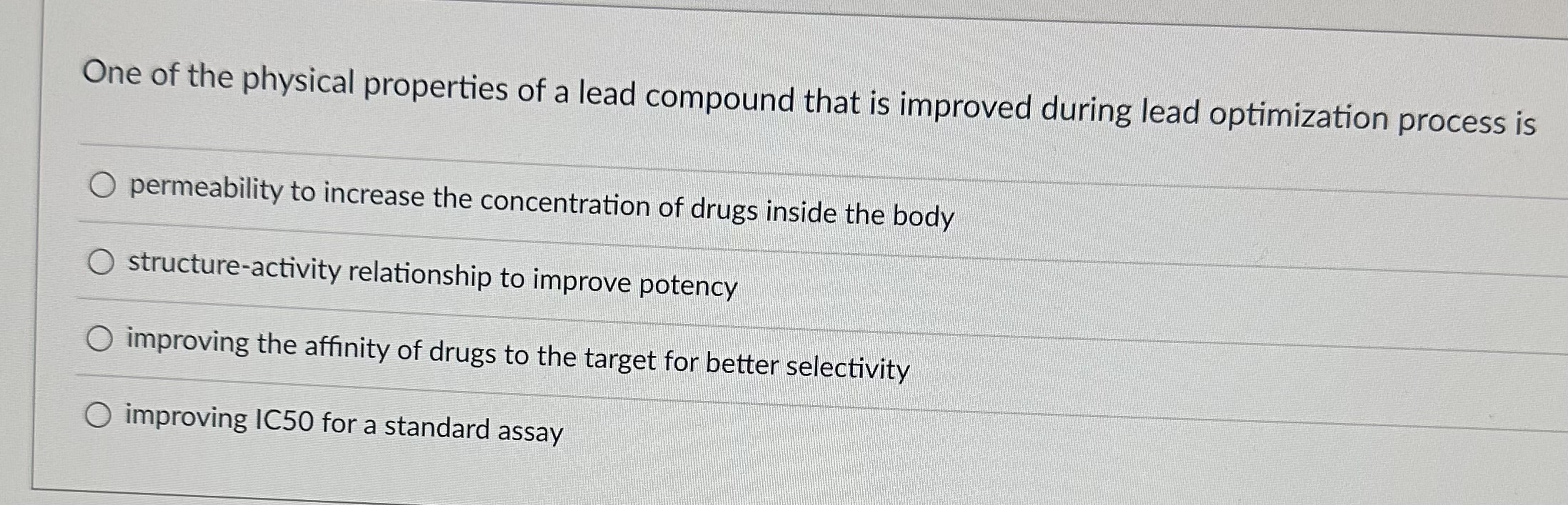 Solved One of the physical properties of a lead compound | Chegg.com