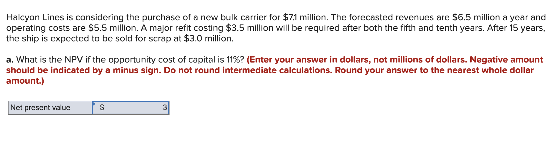 Solved Halcyon Lines is considering the purchase of a new | Chegg.com