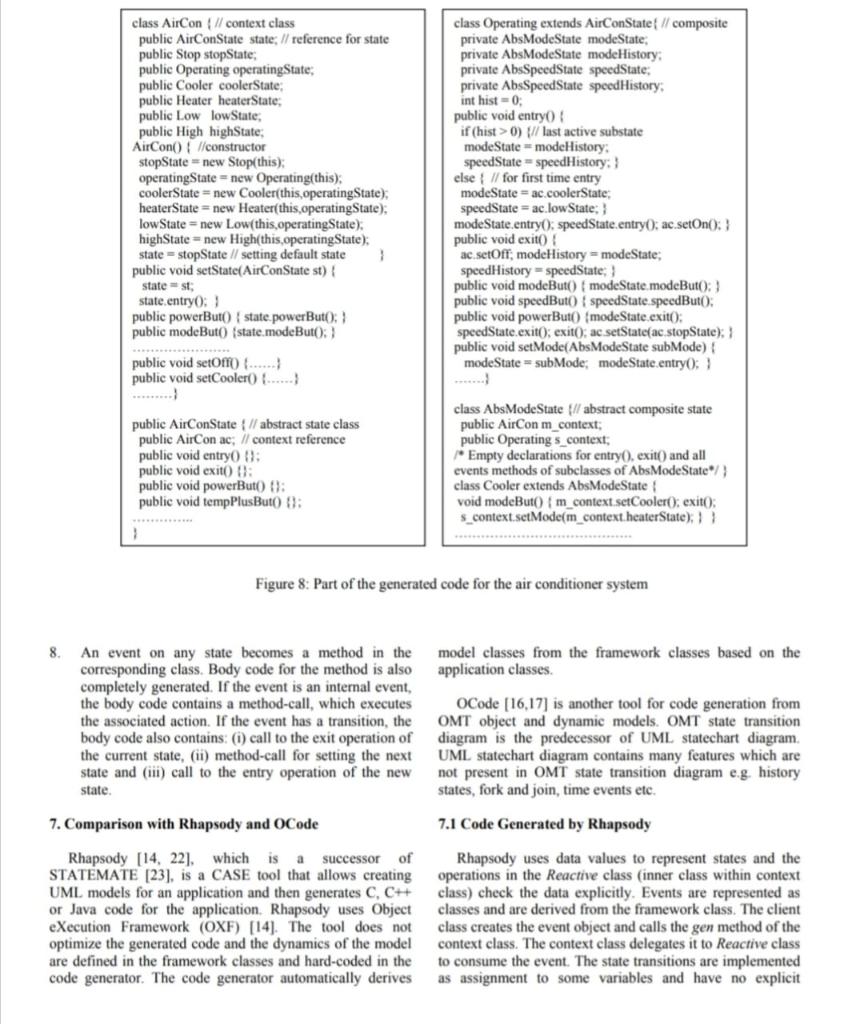 Solved An Object Oriented Approach To Generate Java Code 2882