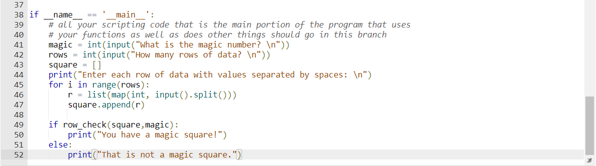 Solved 18.6 Project 6: Magic Squares Summary A magic square | Chegg.com
