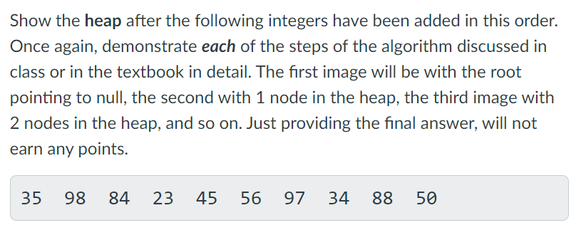 Solved Please handwrite (or type) each iteration of the | Chegg.com